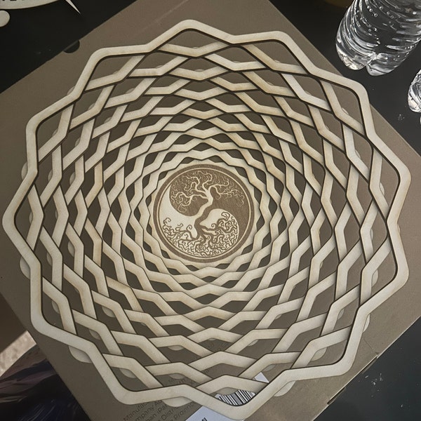 Bundle: 8 Stacked 12-point Laser Cut Basket Designs. SVG, DXF, PDF ...