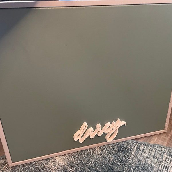 Large Personalized Magnet Board-custom Magnetic Message Board-kids Art ...