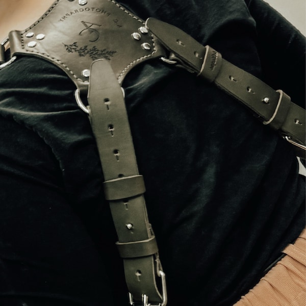 Dual Camera Strap Personalized Adjustable Harness for DSLR or SLR ...