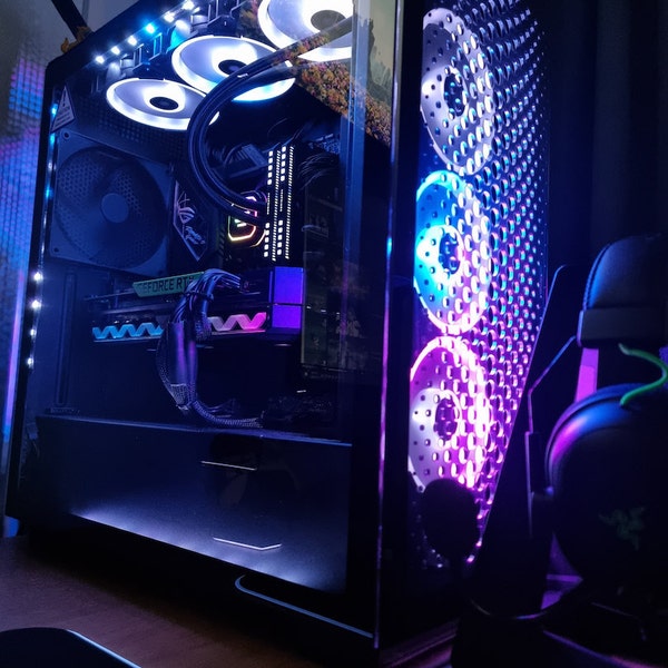 NZXT H7 Custom Vented Front Panel (2022) - Etsy