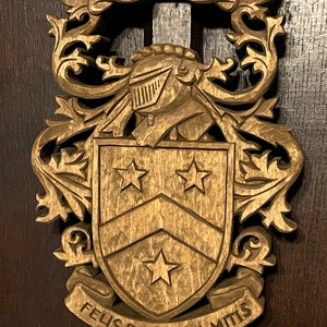 Custom Family Crest Coat of Arms Personalized Family Shield - Etsy