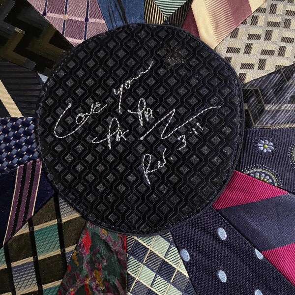 Memory Table Topper, Made From Ties or Shirts of Your Loved One, 29 ...