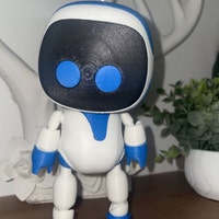 Astro's Playroom Inspired 3D Print Articulated Robot Astrobot ...