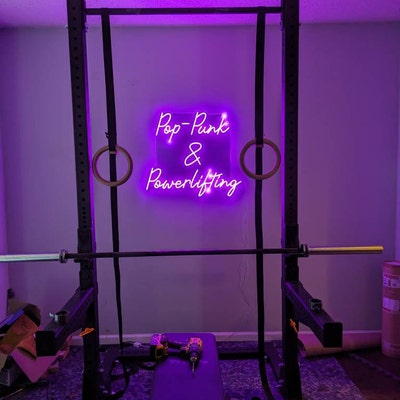 LED Neon Sign for Gym, Motivational Quotes for Gym, Neon Sign Art, Neon ...