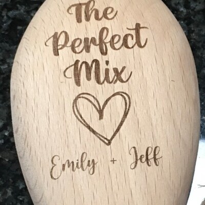 Spoon Me Wooden Spoon and Fork, Forking Love You, Custom Kitchen ...