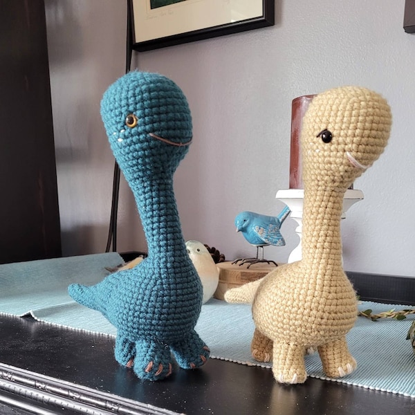 PATTERN: Bruno the Brontosaurus - Crochet Brontosaurus Pattern ...