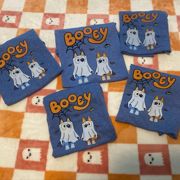 Halloween Bluey Bingo Sublimation or DTF Ready to Press Heat Transfer ...