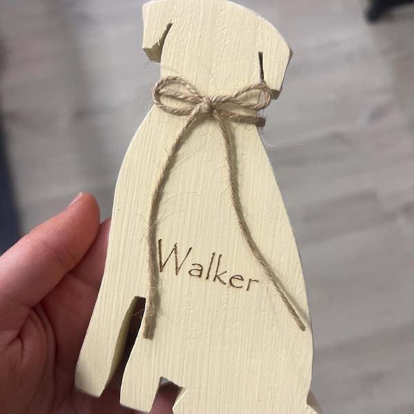 Rustic Personalized Lab 5.25"h/labrador W Name/dog Lover Gift/black Lab ...