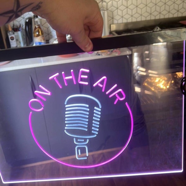On the Air Studio Recording Dual Color LED Neon Sign St6-m2028 - Etsy