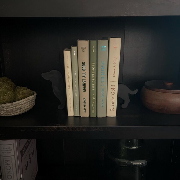 Sage Green Decor Books - Decorative Book Stack - Built in Bookcase ...