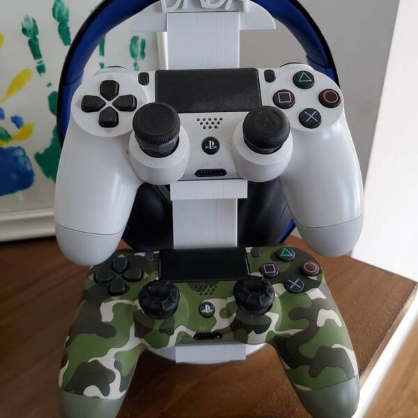 Personalized Headphone and Controller Stand, Personalize Gift - Etsy