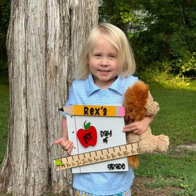 School Years Photo Frame School Photo Collage Pre-school Personalized ...