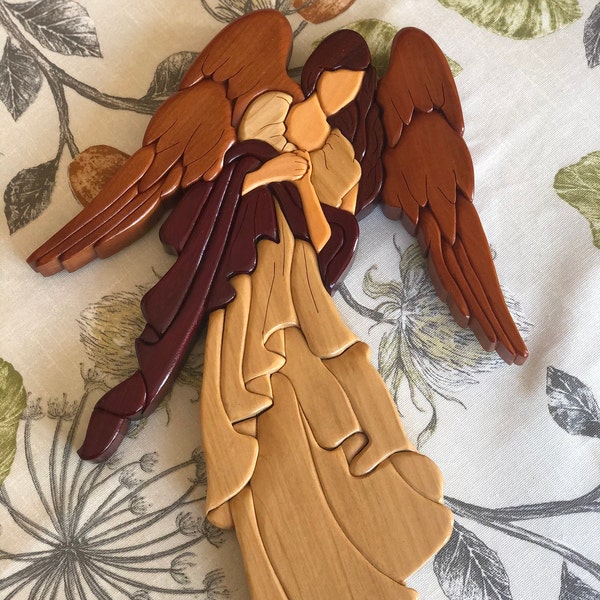 Intarsia Angel - Etsy