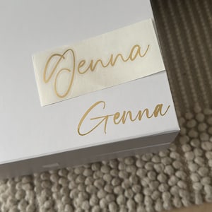 Gift Box With Name, Personalised Gift, Custom Gift Box, Wedding Favour ...