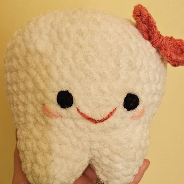 Tooth Crochet Pattern: Amigurumi Dental Gift (PDF Download - Etsy