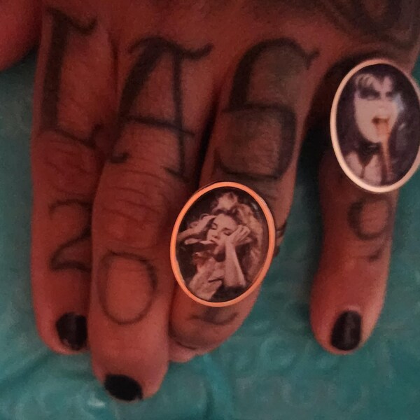 Robert Plant Led Zeppelin Ring | Handmade Image Ring | Americana ...