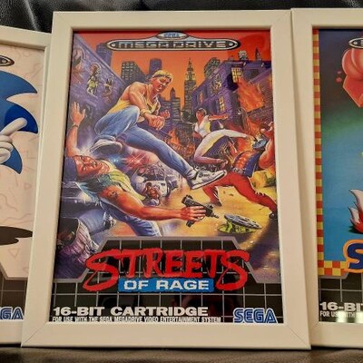 Sega Mega Drive Box Art A4 Posters 297x210mm - Etsy