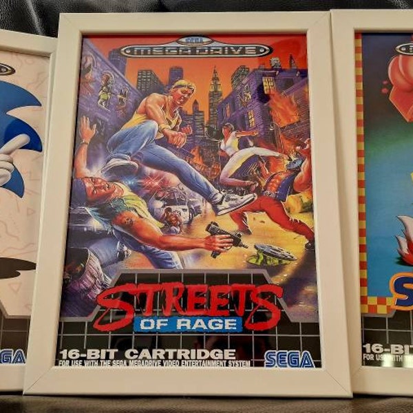 Sega Mega Drive Box Art A4 Posters (297x210mm) - Etsy