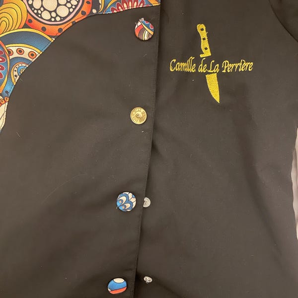 Patterned Personalized Chef Coat Chef Jacket for Man and Women ...