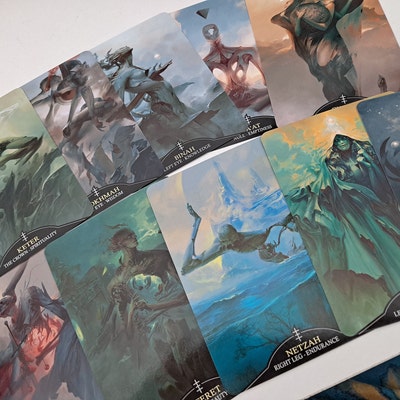 Angelarium Oracle of Emanations Cards Set Tarot Card Deck - Etsy
