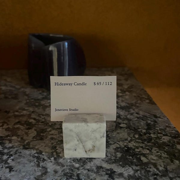 Travertine Card Holder, Marble Menu Holder, Jewelry Display, Name Tag ...