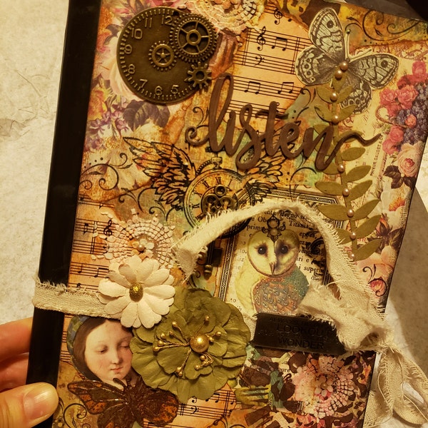 EMPOWERED Original Mini Collage Art Trading Card Atc Altered Recovery ...