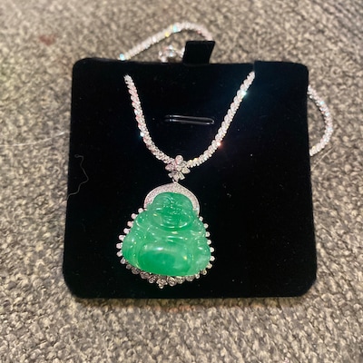 Ice Lavender Jade Pea Pod Pendant, Purple Jade Pendant, Natural Grade A ...