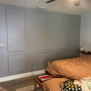 Wall Molding Package Ready to Assemble Wall Paneling Kit Pre-cut ...