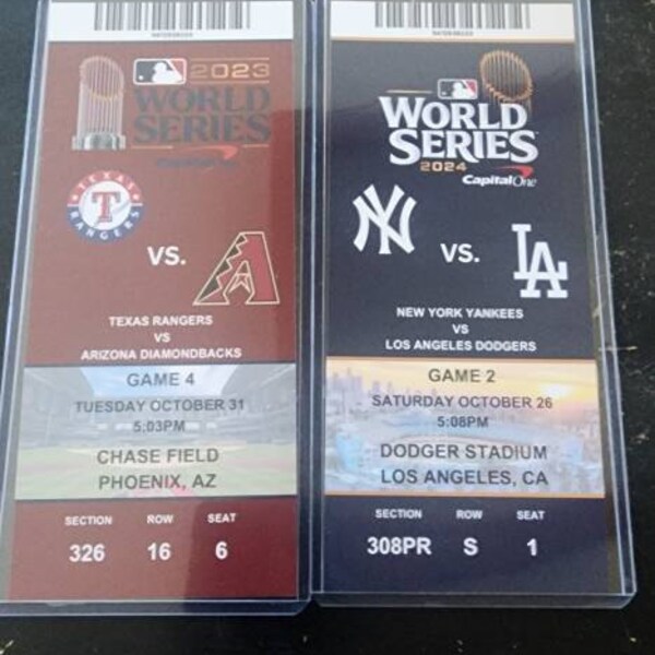 Sports Event Commemorative Souvenir Ticket Stub (nba, Nfl, Pga, Nhl, Ncaa, Championship ...