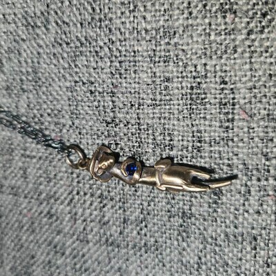 Wizard Weasel Necklace Adopt a Ferret Pendant in Sterling Silver ...