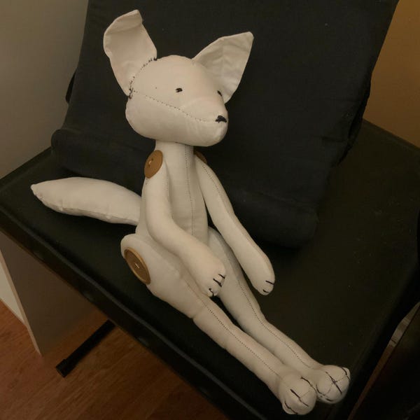 4 Sewing Pattern Bundle. Deer, Hare, Fox, Wolf, With Clothes. - Etsy