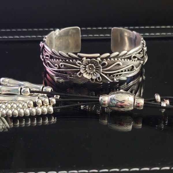 Turza Wells and Andrew Shows Enamel & Inlay Gemstone on Sterling Silver ...