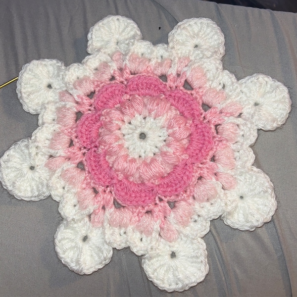 Blooming Hope Crochet Blanket Pattern: Vintage Vibe Photo Tutorial (PDF) - Etsy