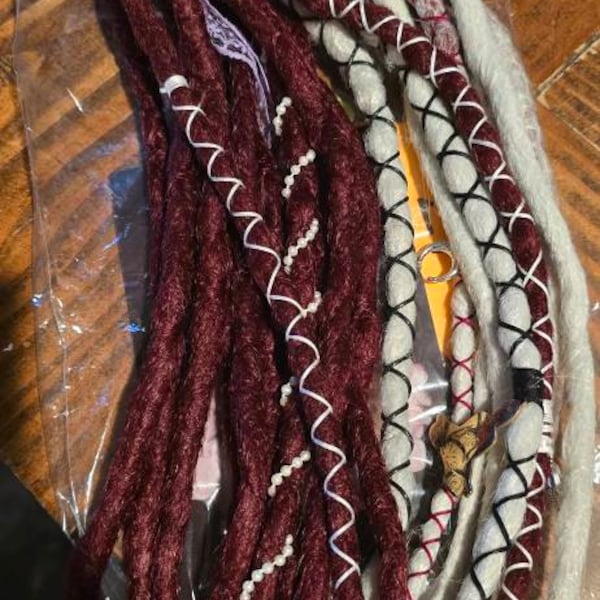 Black Braids, Black Dreads, Double Ended Dreadlocks, Viking Dreads ...