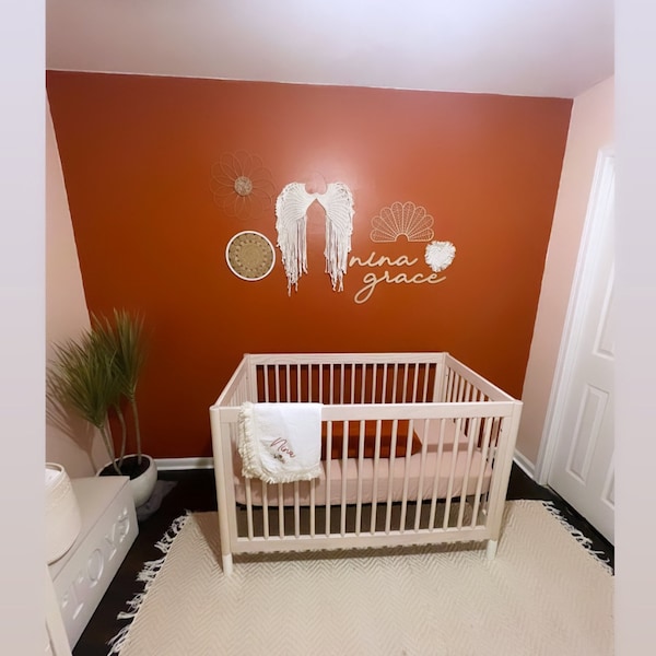 Custom Wood Name Sign for Nursery Girl, Boy, Over Crib Sign, Baby Name ...