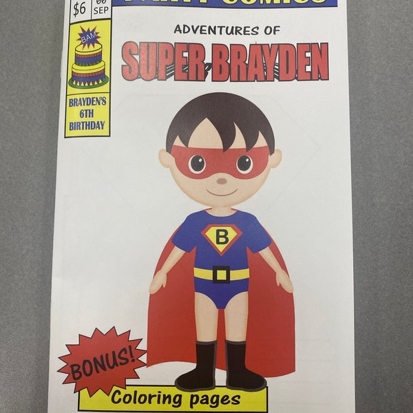 Superhero Coloring Activity Book PDF or JPEG TEMPLATE Printable ...