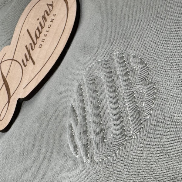 EMBOSSED Circle Monogram 3D Puff Foam Embroidery Font Machine ...