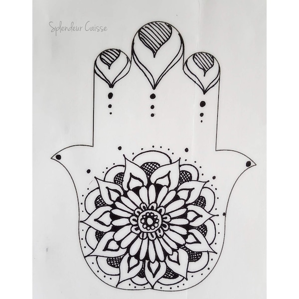 Hamsa Templates to Make Your Own Designs | 6 Beautiful Drawings ...