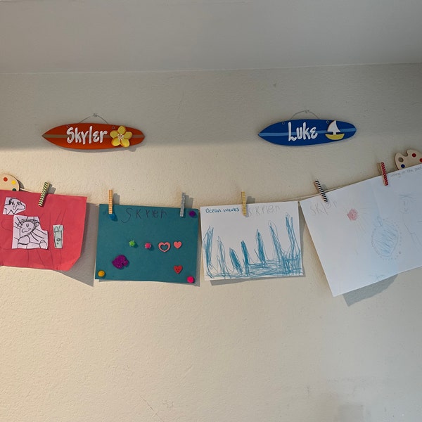 Kids Art Work Display, Children's Art Work Display, Photo Display, Kids ...