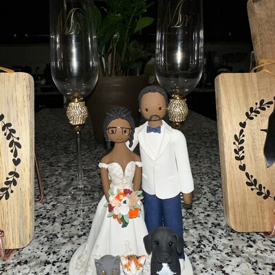Horror Film Inspired Wedding Cake Topper Customized by - Etsy
