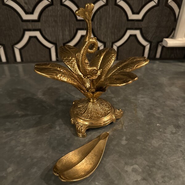 Silver Flower Ashtray, Vintage Ashtray, Flower Metal Ashtray With ...