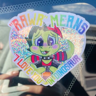 Glitter Sticker Sparkle Furry CRINGE for Furries, Sparklefurs, Therians ...