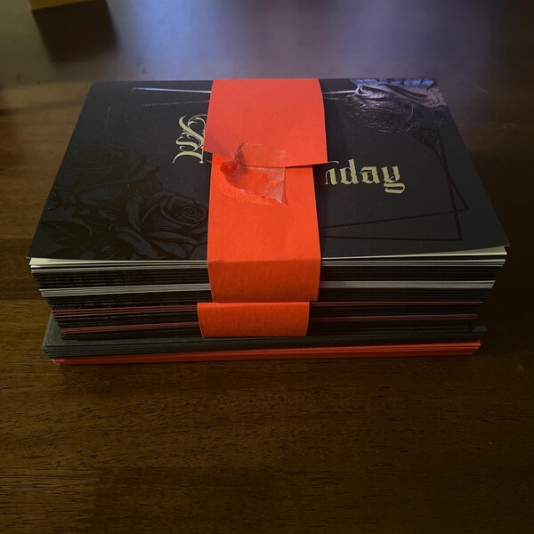 Nu Metal Birthday Card | Last Resort Emo Lyric Greeting | Glossy Black ...