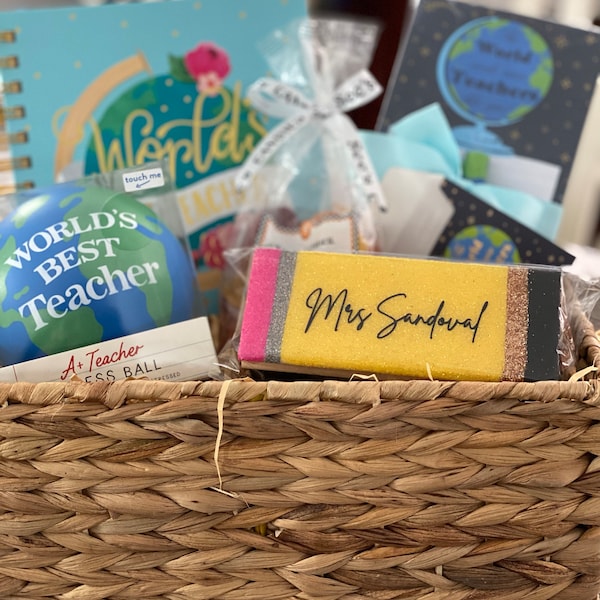 Personalized Board Eraser|pencil Eraser|glitter Eraser|cute Teacher ...