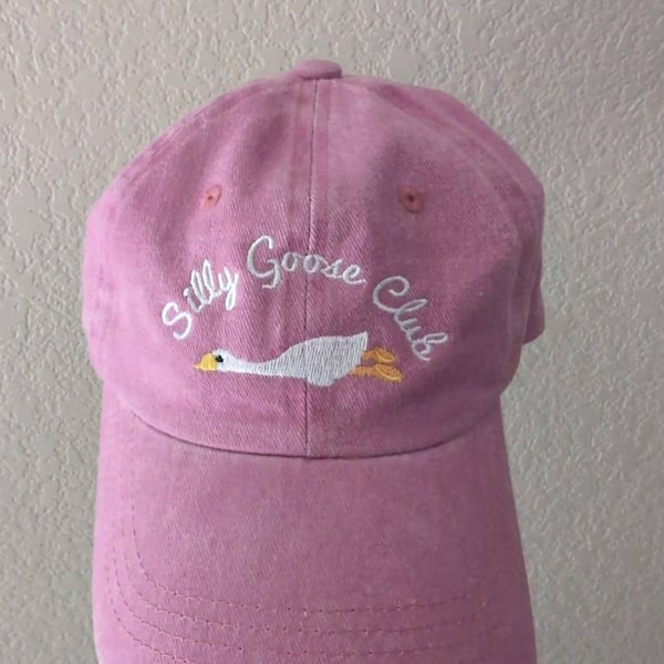 Custom Dad Cap, Embroidered Goose Cap, Vintage Humorous Hat ...