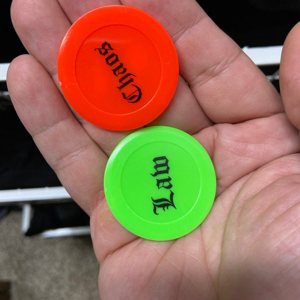 Custom Plastic Tokens Printed With Your Full Color Design - Add Your ...