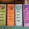 Color Your Bookmarks Love Bible Verses & Cute Animals, Christian ...