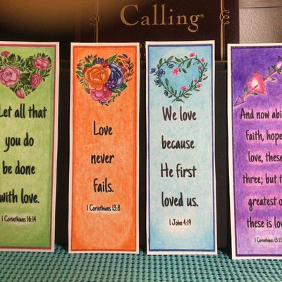 Be Kind Bible Verse Coloring Bookmarks for Kids With Cute Bees ...