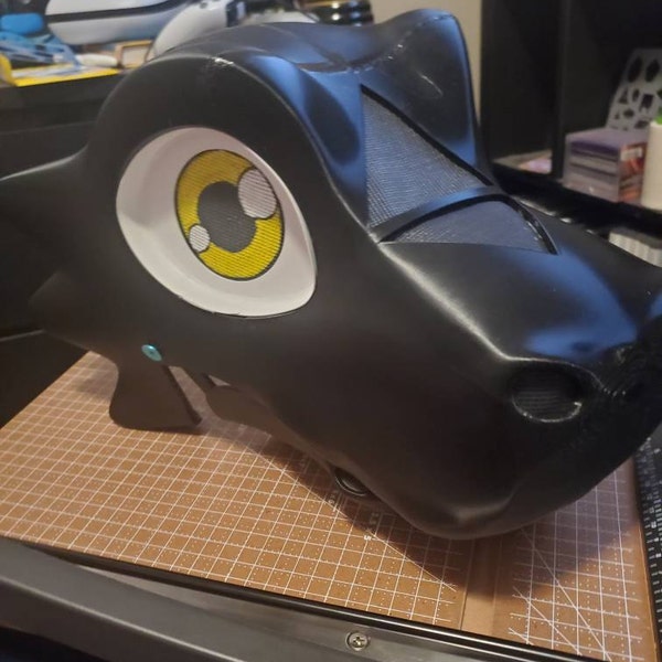 LED Costume / Fursuit Eyes power Options Custom 1.5 2 Acrylic 3-D ...