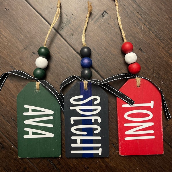 Gift Tag - Laser Cut Unfinished Wood Cutout Shapes - Always Check Sizes ...